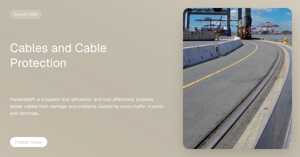 Cables and Cable Protection | Cavotec